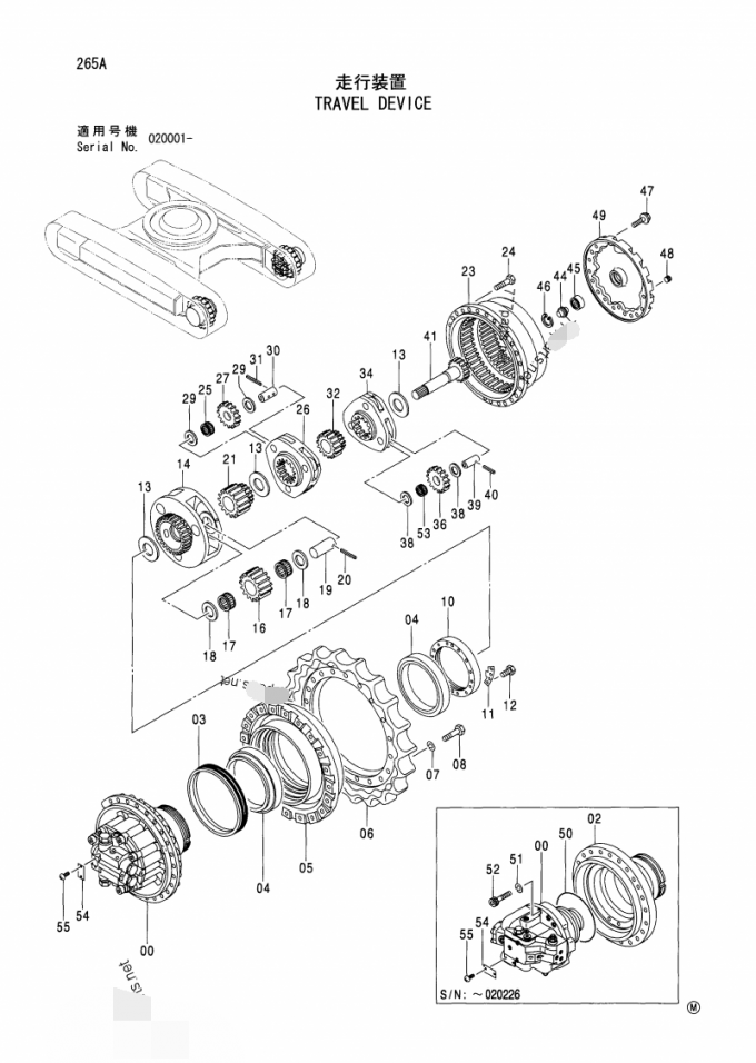 Excavator Planetary Gear Parts 1022198 3075003 Travel 3rd Planetary ...