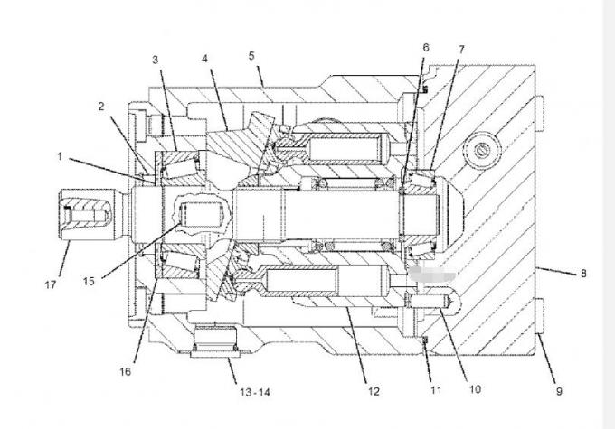Excavator Replacement Parts E330D E336D 234-4638 Fan Motor