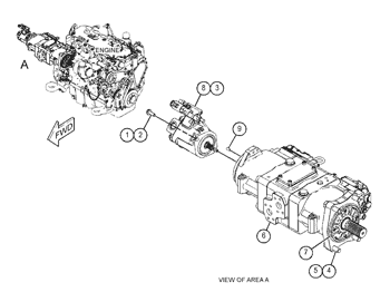 524-0924 5240924 Fan Pump Fan Cooler Pump 11R1435 Mh3250 Mh3260 E336 ...