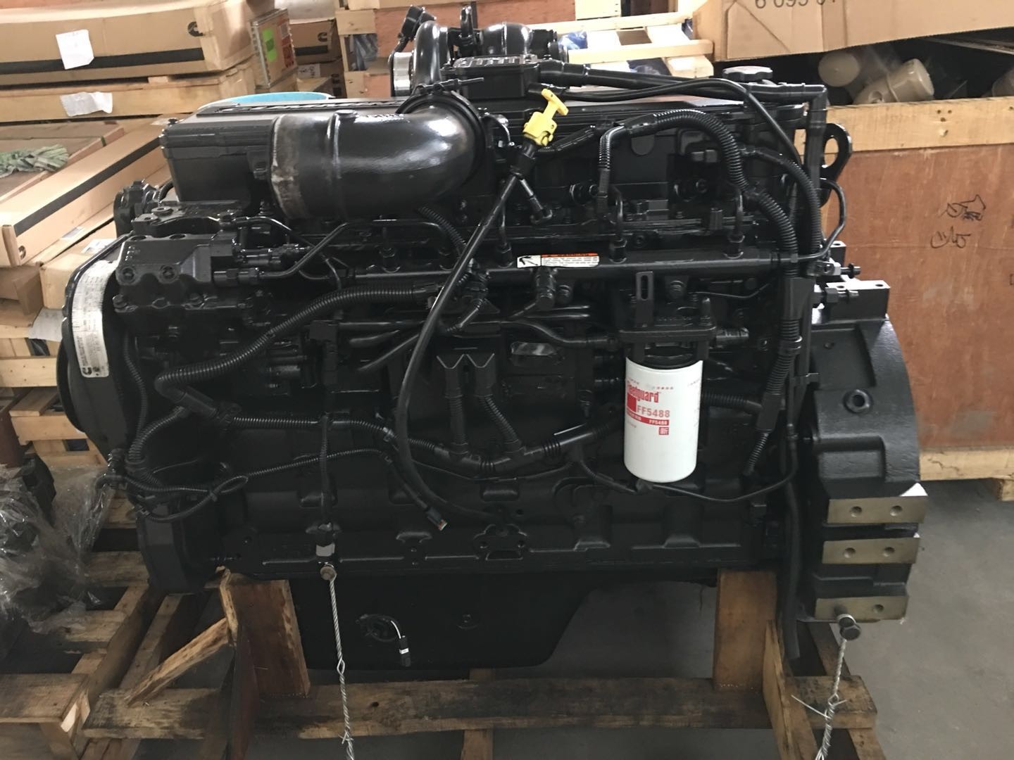 Belparts Excavator Diesel Engine PC300LC-8 SAA6D114E-3 Rebuilt Engine ...
